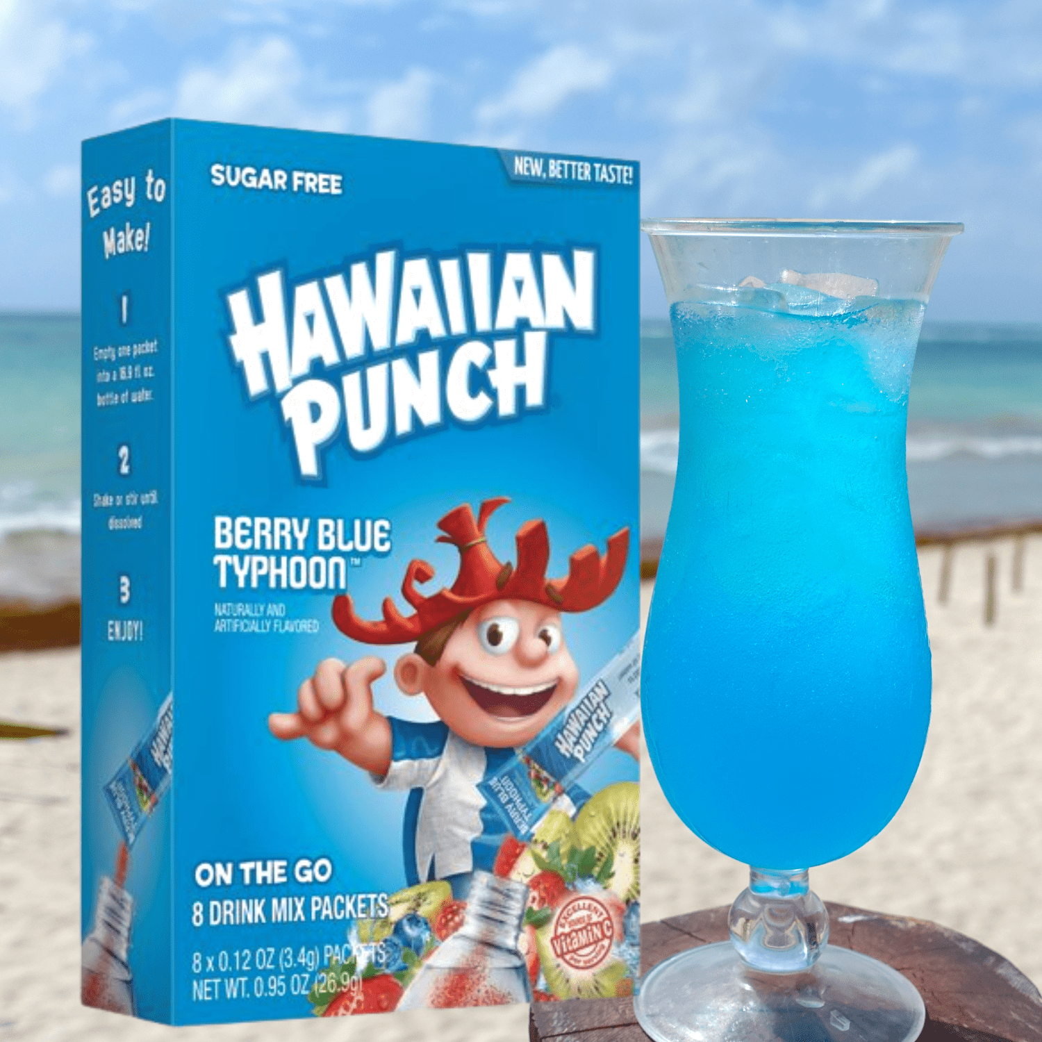 Berry Blue Typhoon Hawaiian Punch