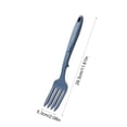 Silicone Cooking Fork, Heat Resistant Nonstick Pan Safe Long Handle ...