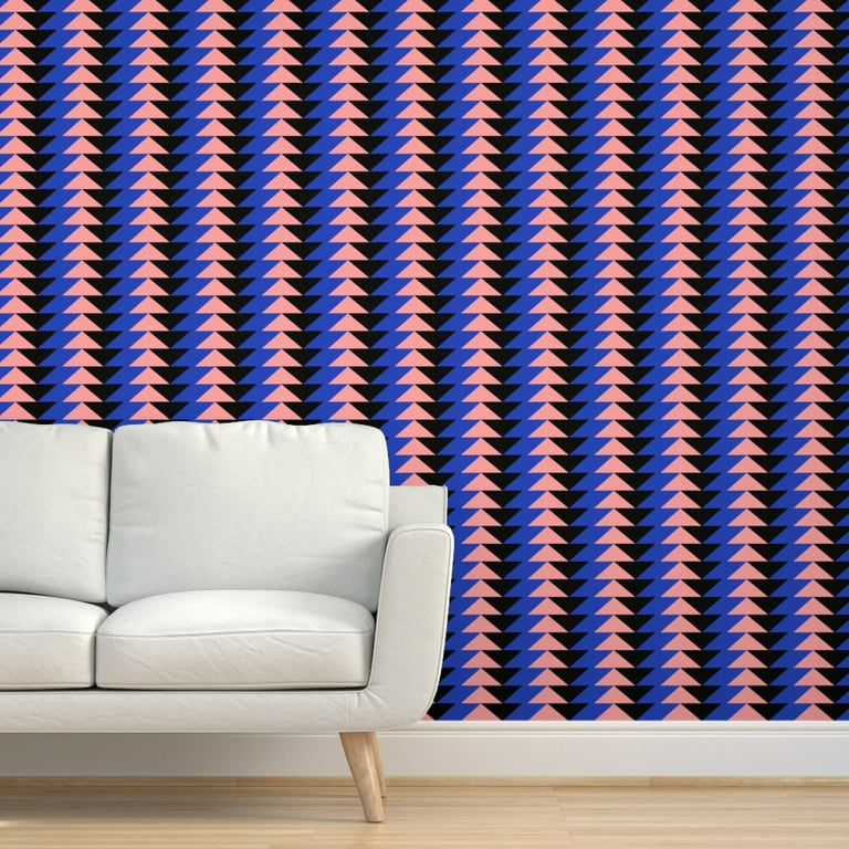 Bright Red Chevron Wallpaper