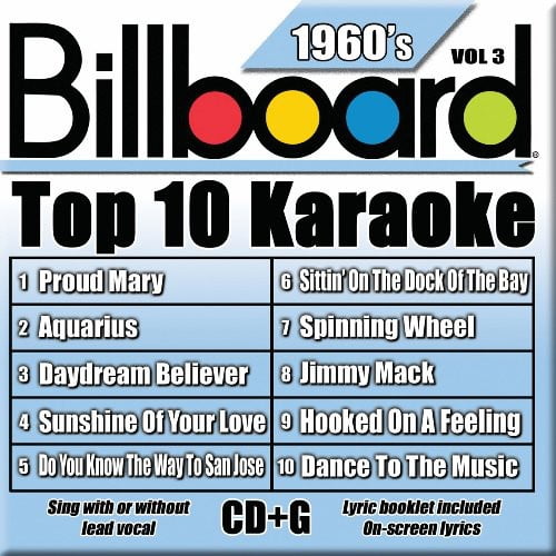 Billboard Top 10 Karaoke 1960 s Vol 3 Walmart billboard-top-10-karaoke-1960-s-vol-3-walmart