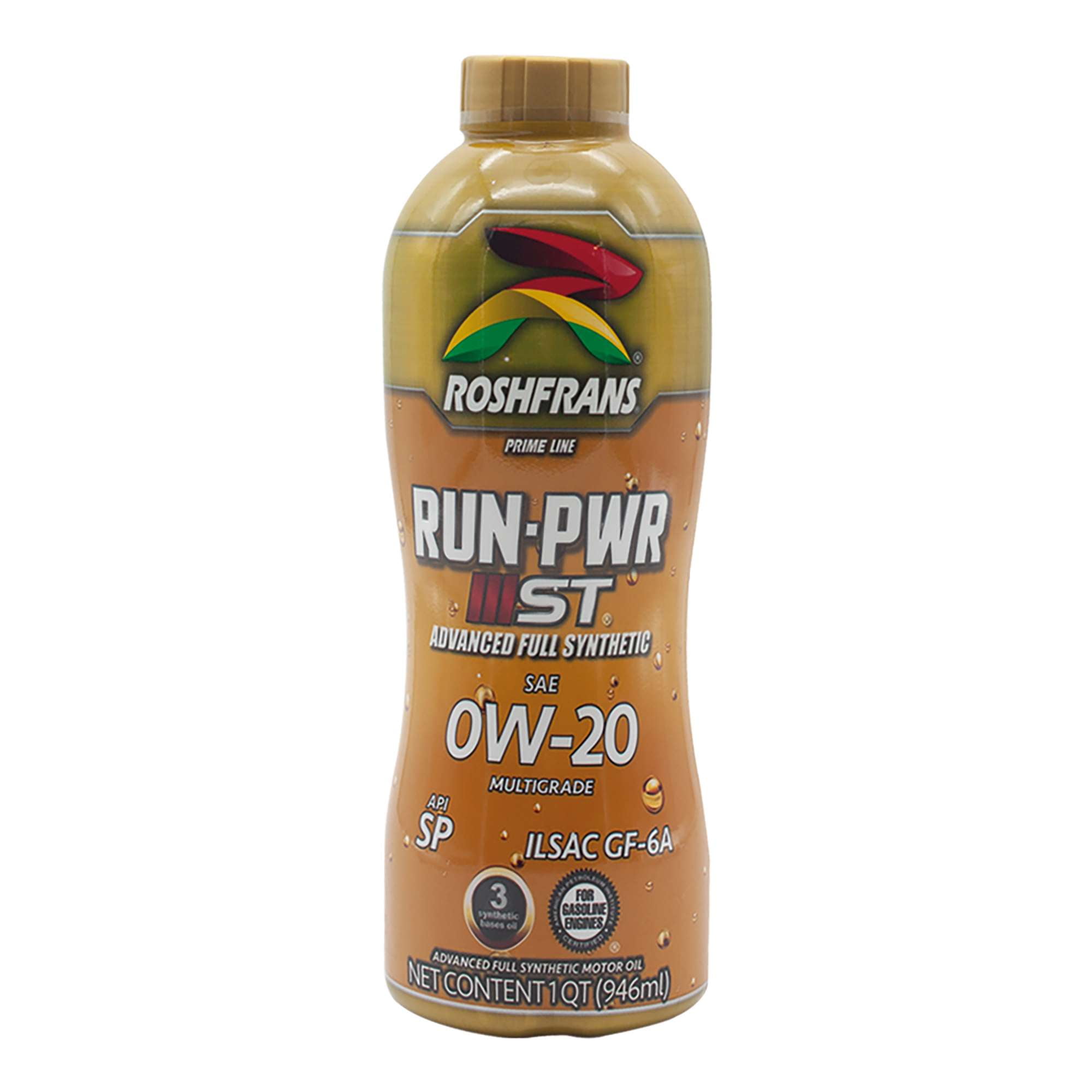 Aceite motor Multigrado Roshfrans Tri-sintÃ©tico 0W-20 950 ml ROSHFRANS ...