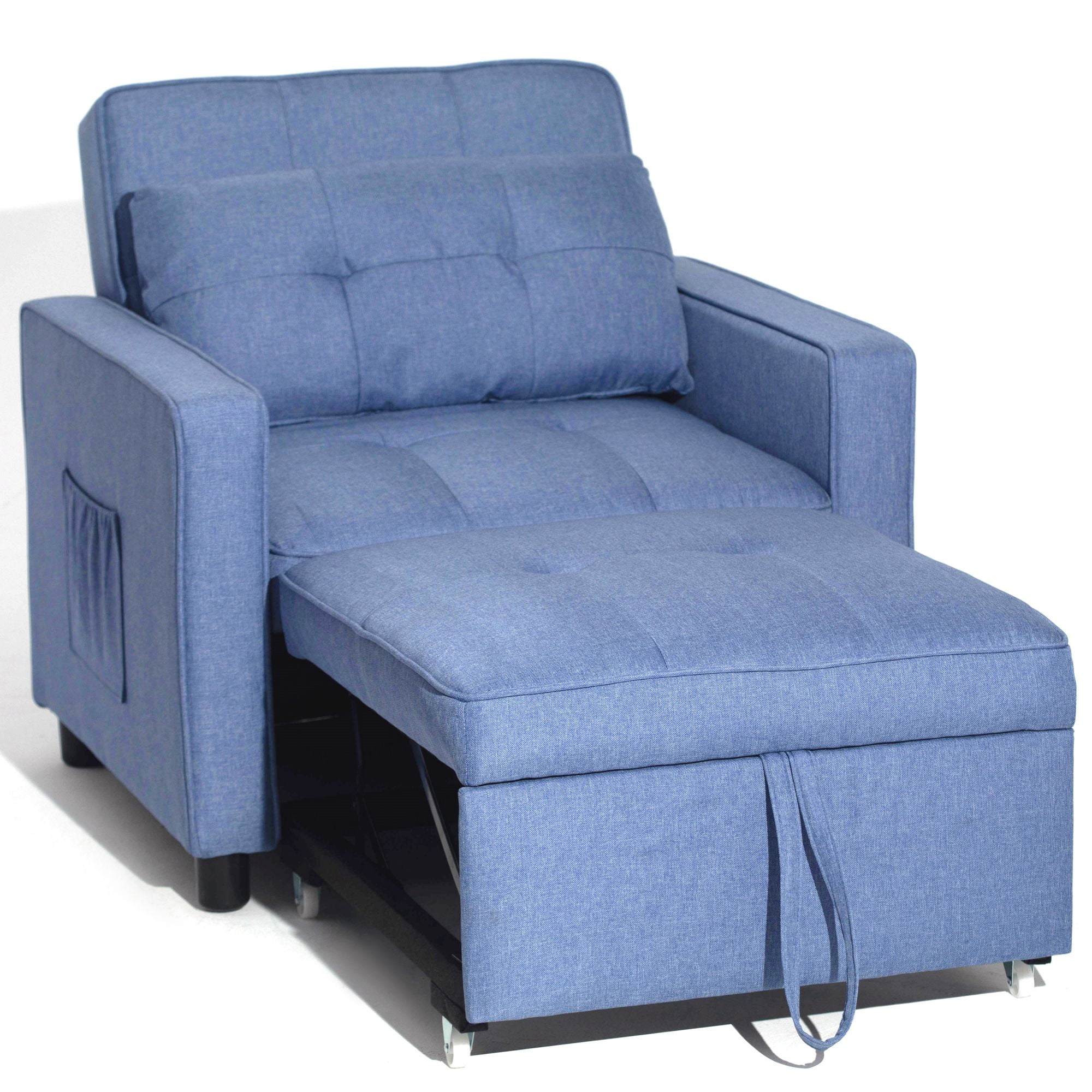 Daybed Convertible Chair Bed Sofa Sleeper 3-in-1 for Adults Single ...