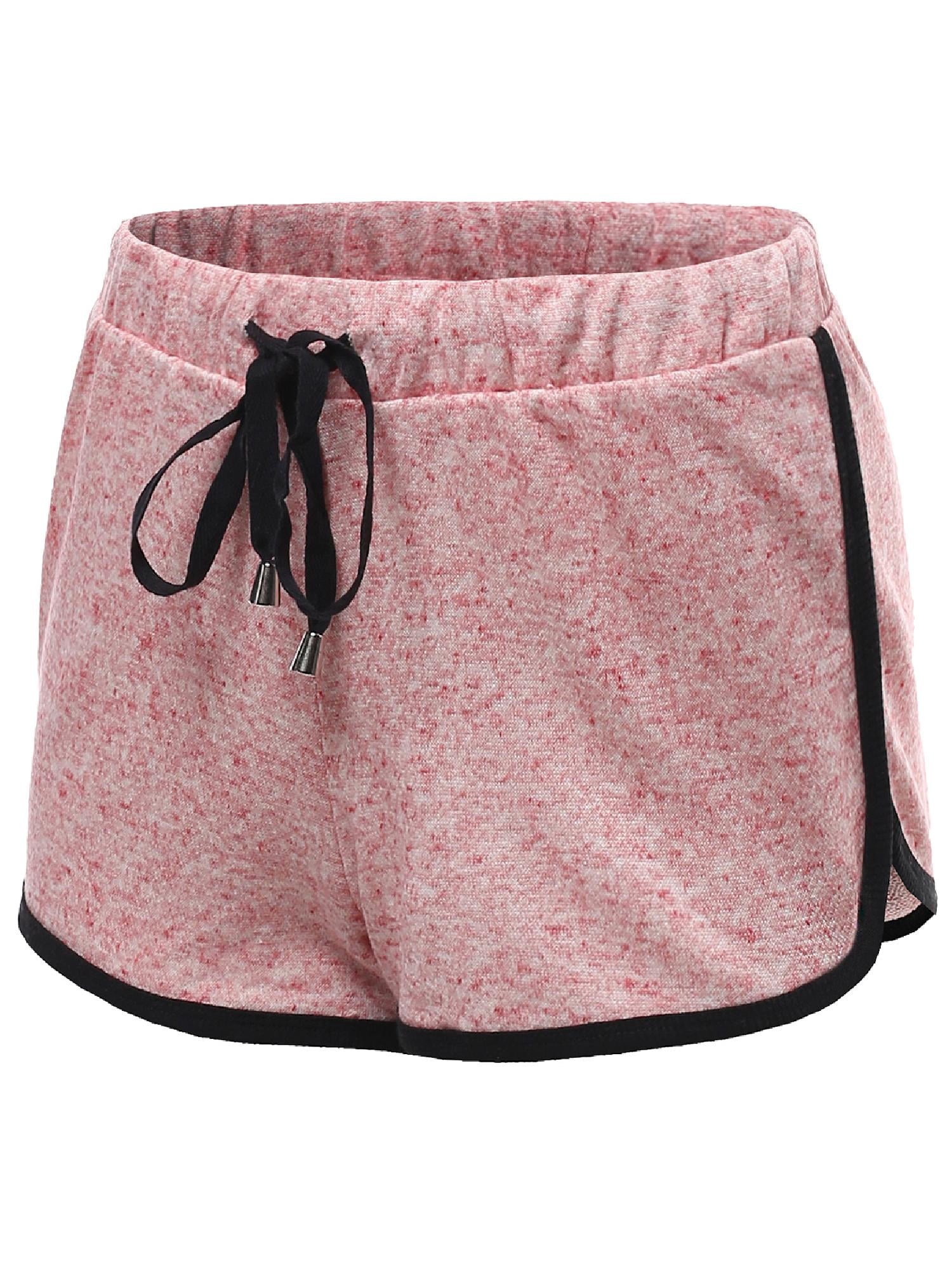 FashionOutfit Women's French Terry Color Contrast Binding Drawstring ...