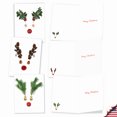 20 Merry Christmas Note Cards Pack (10 Designs, 2 Each) - Abstract ...