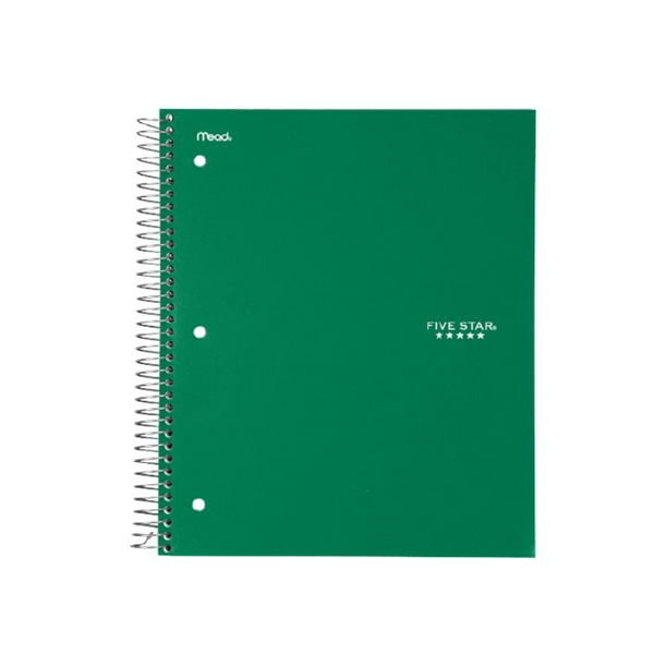 Five Star - 3 subject notebook - spiral-bound - - 150 sheets / 300 ...