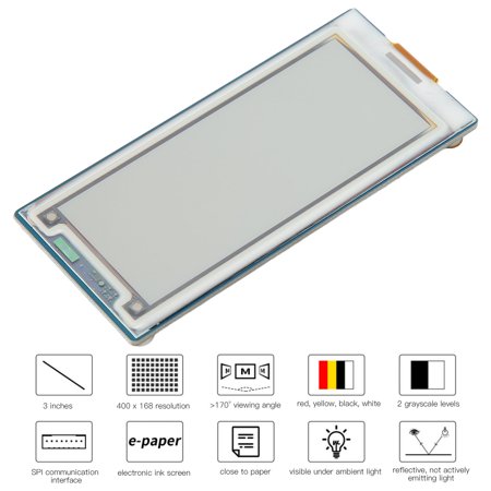 Electronic Display Module, E Paper Screen Display Module Red Yellow ...
