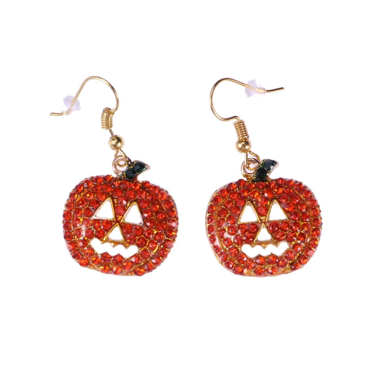 Click here for Har Adhesive Halloween Pumpkin Earrings Hypoallerg... prices