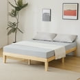 Ktaxon 12" Deluxe Wood Platform Bed Frame, Full Bed Frame, Mattress ...