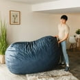 Big Joe XL 6' Fuf Bean Bag Chair, Multiple Colors/Fabrics - Walmart.com