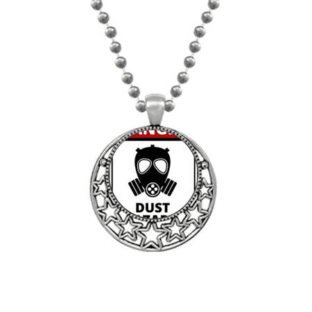 Danger Symbol Dust Hazard Warning Signs Necklaces Pendant Retro Moon ...