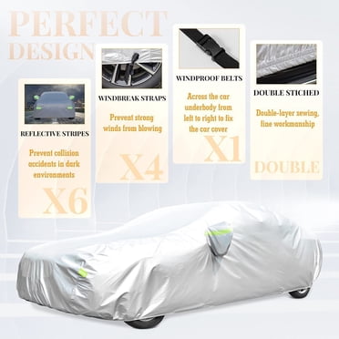 Motor Trend All Weather Protection, Universal Fit Car Cover, UV and ...