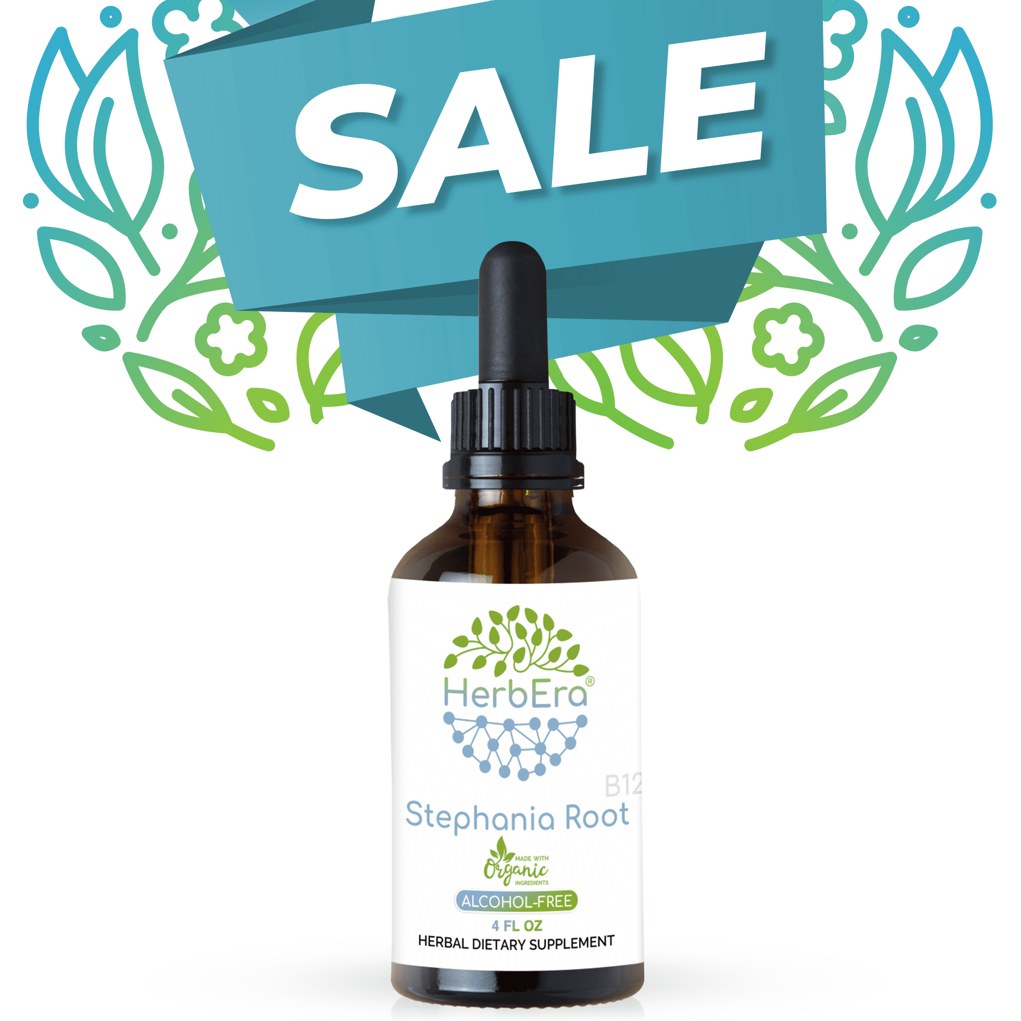 Buy Stephania Root Alcohol-FREE Herbal Extract Tincture, Super ...