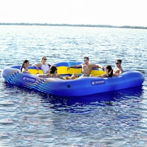 Seachoice 86841 Inflatable Floating Large 12 Person Party Raft for Lake ...