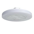 TC-HOME 23" LED Ceiling Fan Light with Bluetooth Speaker Enclosed Low ...