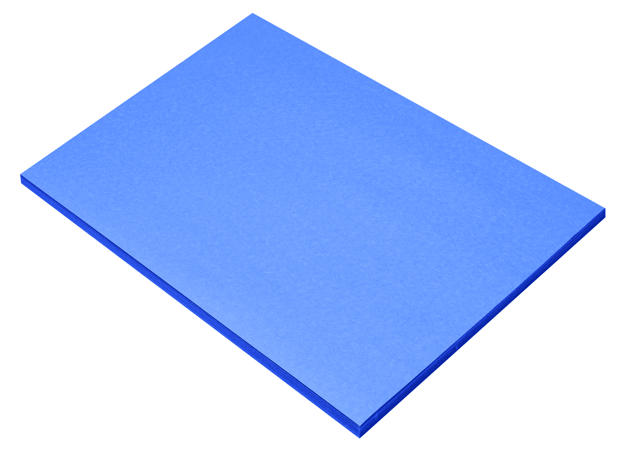 Riverside 3D Construction Paper, Super Heavyweight, 12" x 18", Blue, 50 ...
