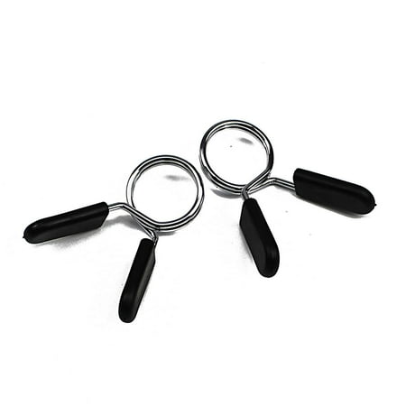 2 Pack 30mm Dumbbell Spring Clasps Dumbbell Spring Collars With Rubber ...