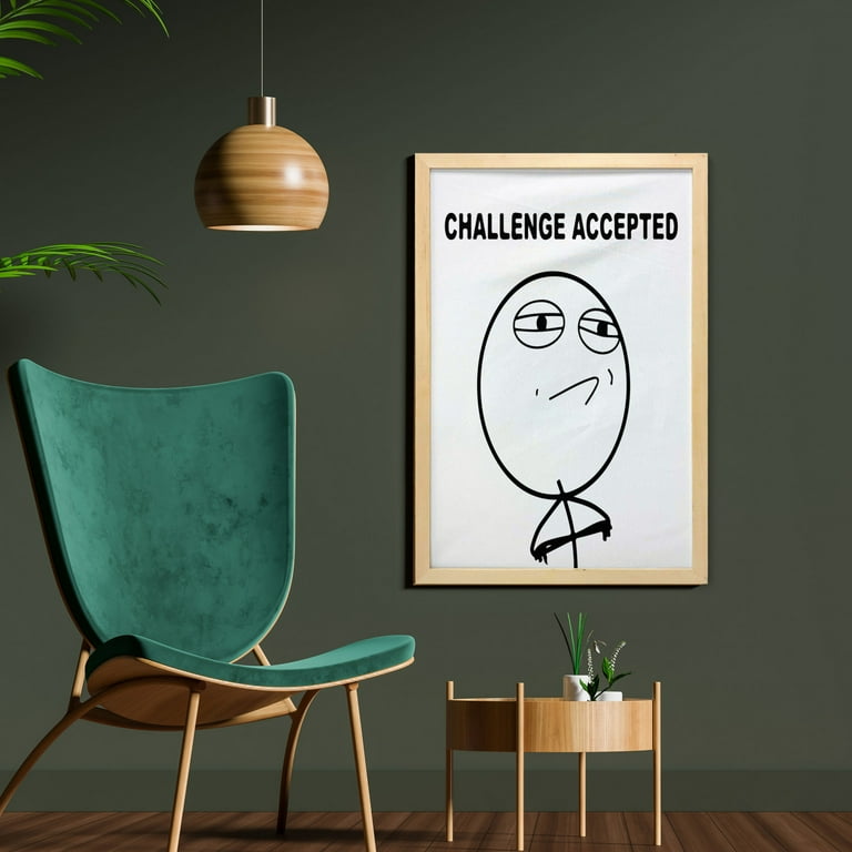 Challenge Accepted Meme Face