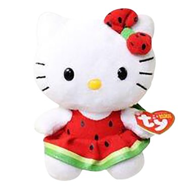 Ty Beanie Baby: Hello Kitty - green apple | Stuffed Animal | MWMT's ...