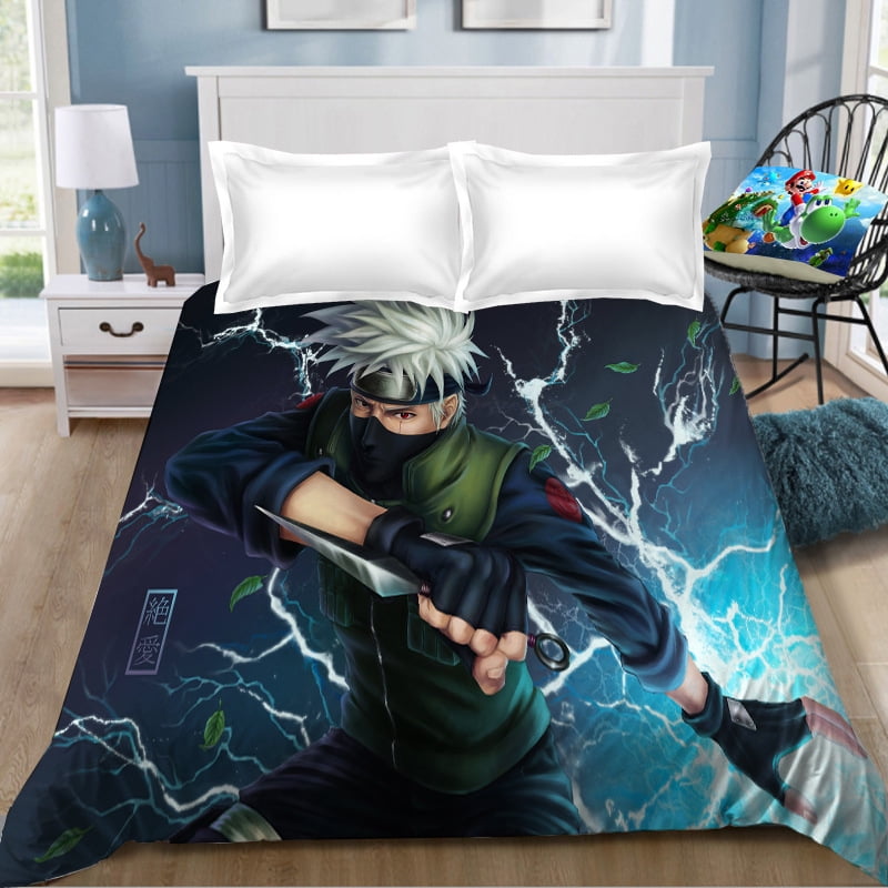 3pcs Anime Comforter Cover 3D Printed Naruto Quilt Cover Bedding Sets ...