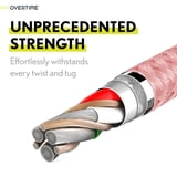Overtime 6 Foot iPhone Charger Apple MFI Certified , Lightning iPhone ...
