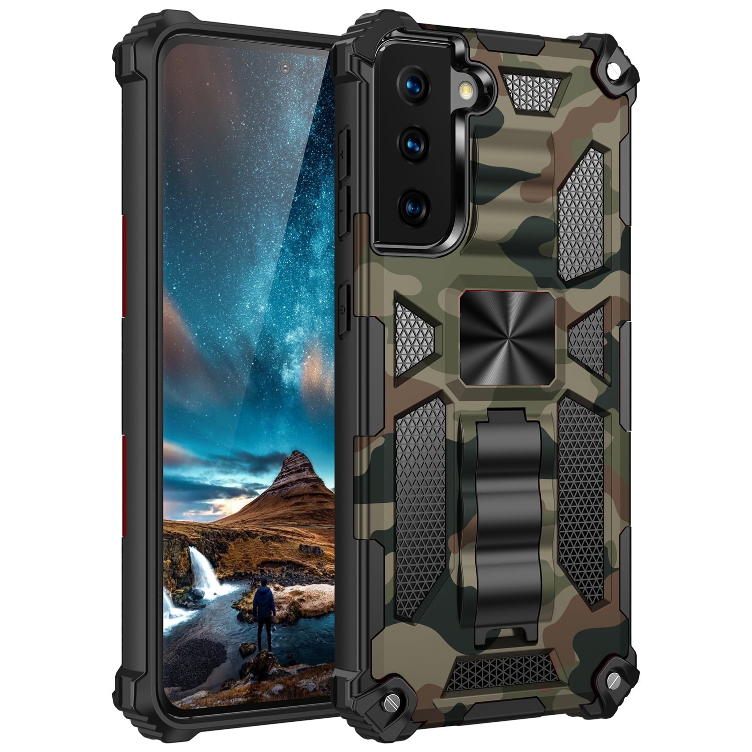 T-Mobile REVVL V Plus 5G Case, Tough Rugged Hybird Impact-Resistant ...