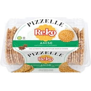 Fogliani Anise Pizzelle Premium Italian Waffle Cookies 5 ounce (Pack of ...