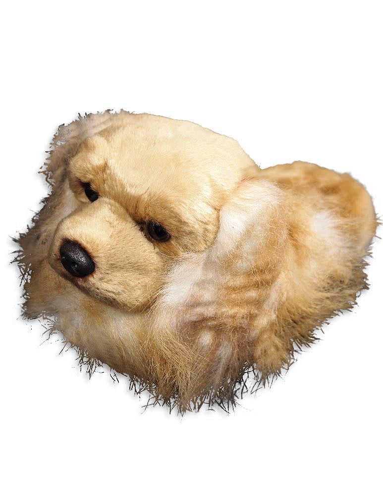 Dambino - Girls Fun Animal Head Slippers 32332-13MUSLittleKid Tan ...