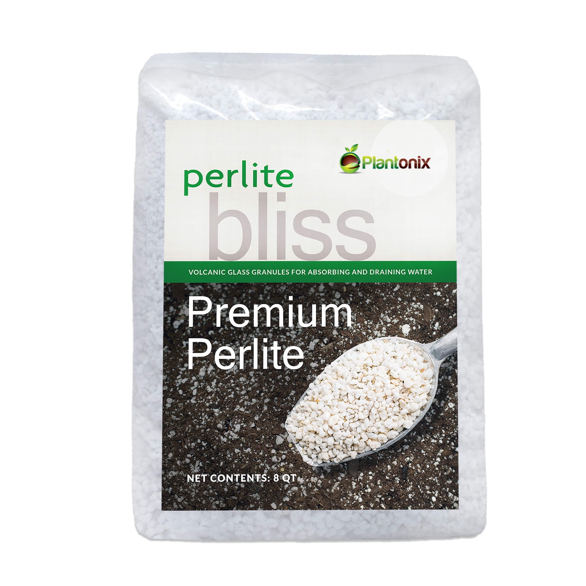 Plantonix Perlite Bliss Premium Horticultural Grade Perlite - 8 Quarts ...