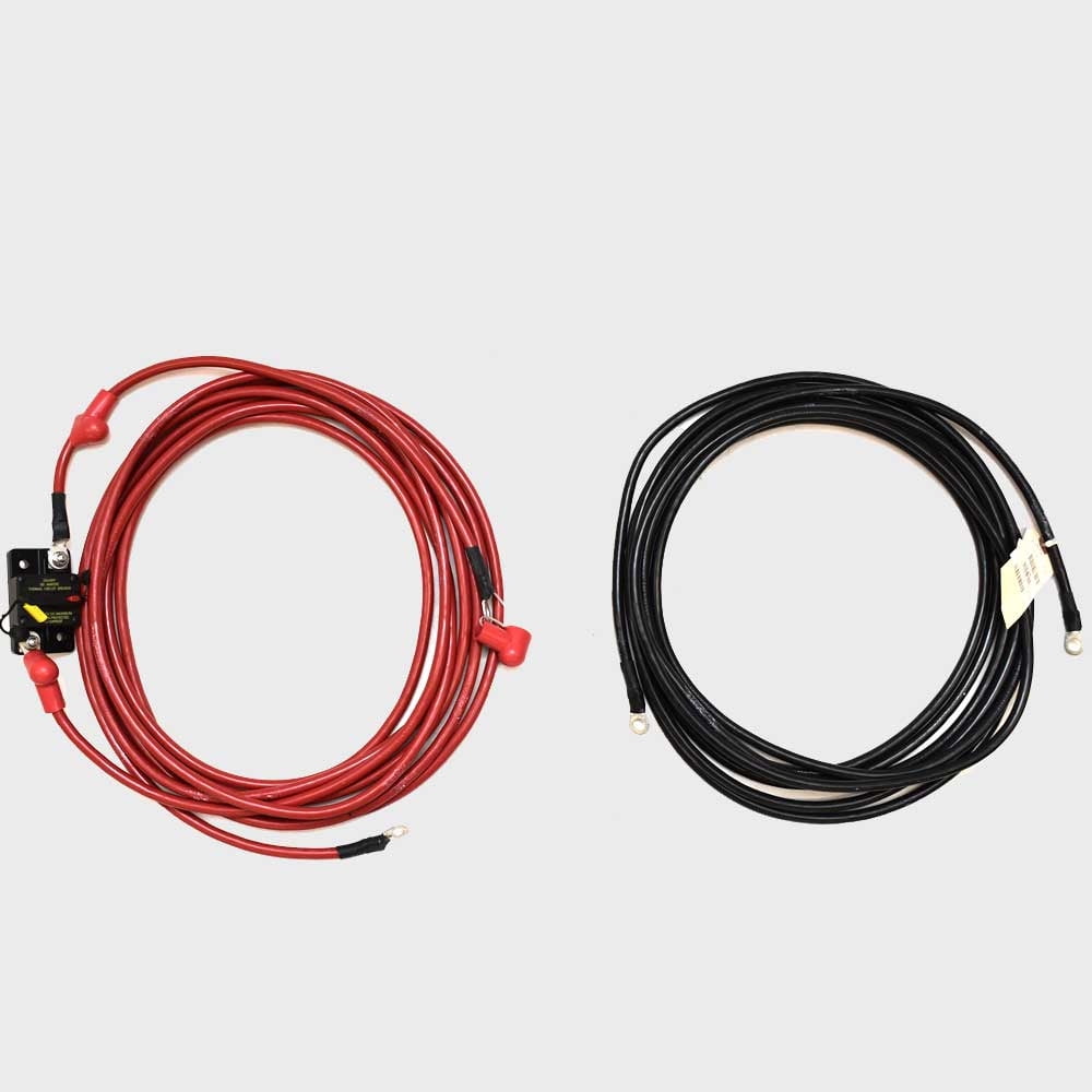 Rinker Boat Battery Cables 437089 | 80A 48V 4 AWG Red Black (Set of 2 ...