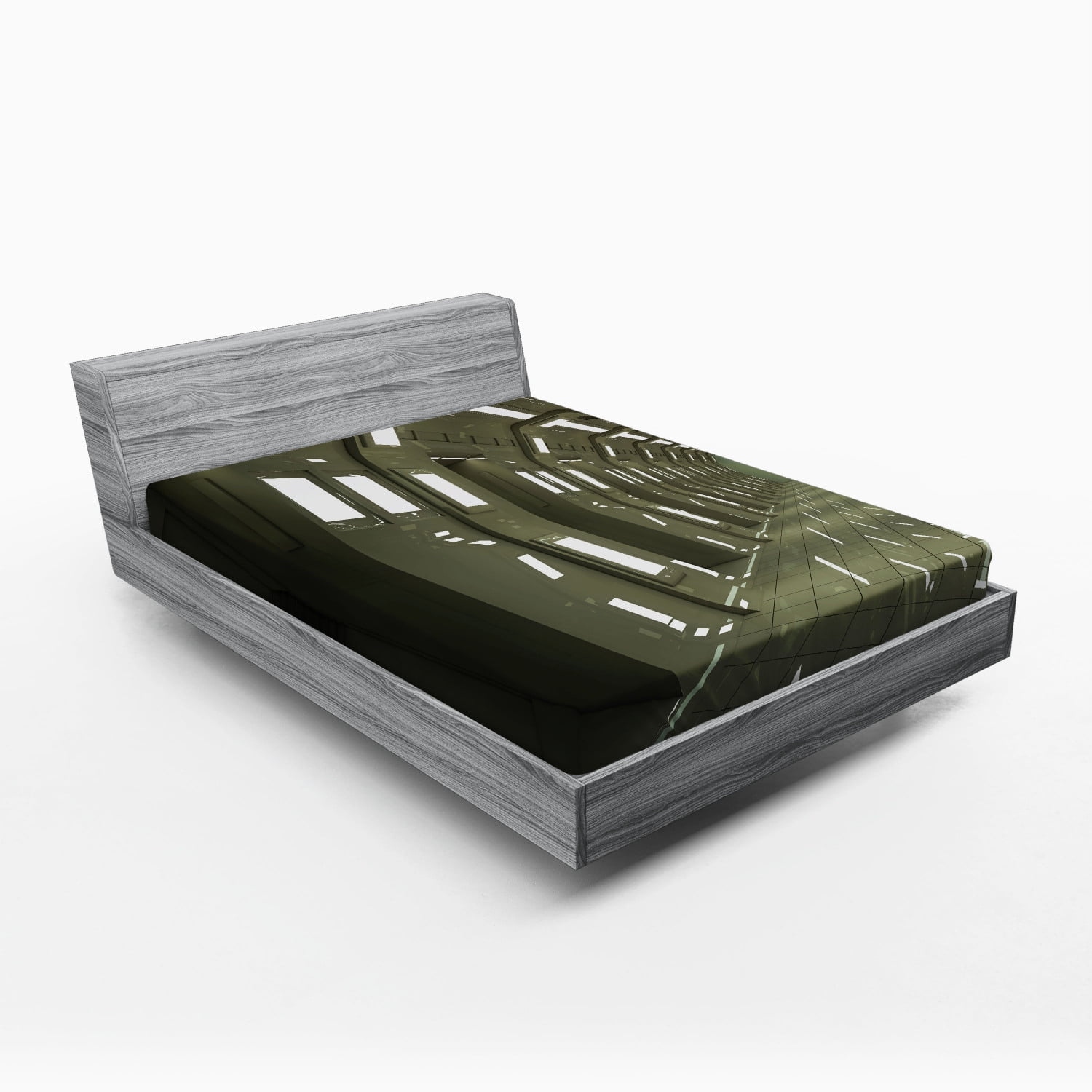 Outer Space Fitted Sheet, Space House Sci Fi Inspired Environment ...