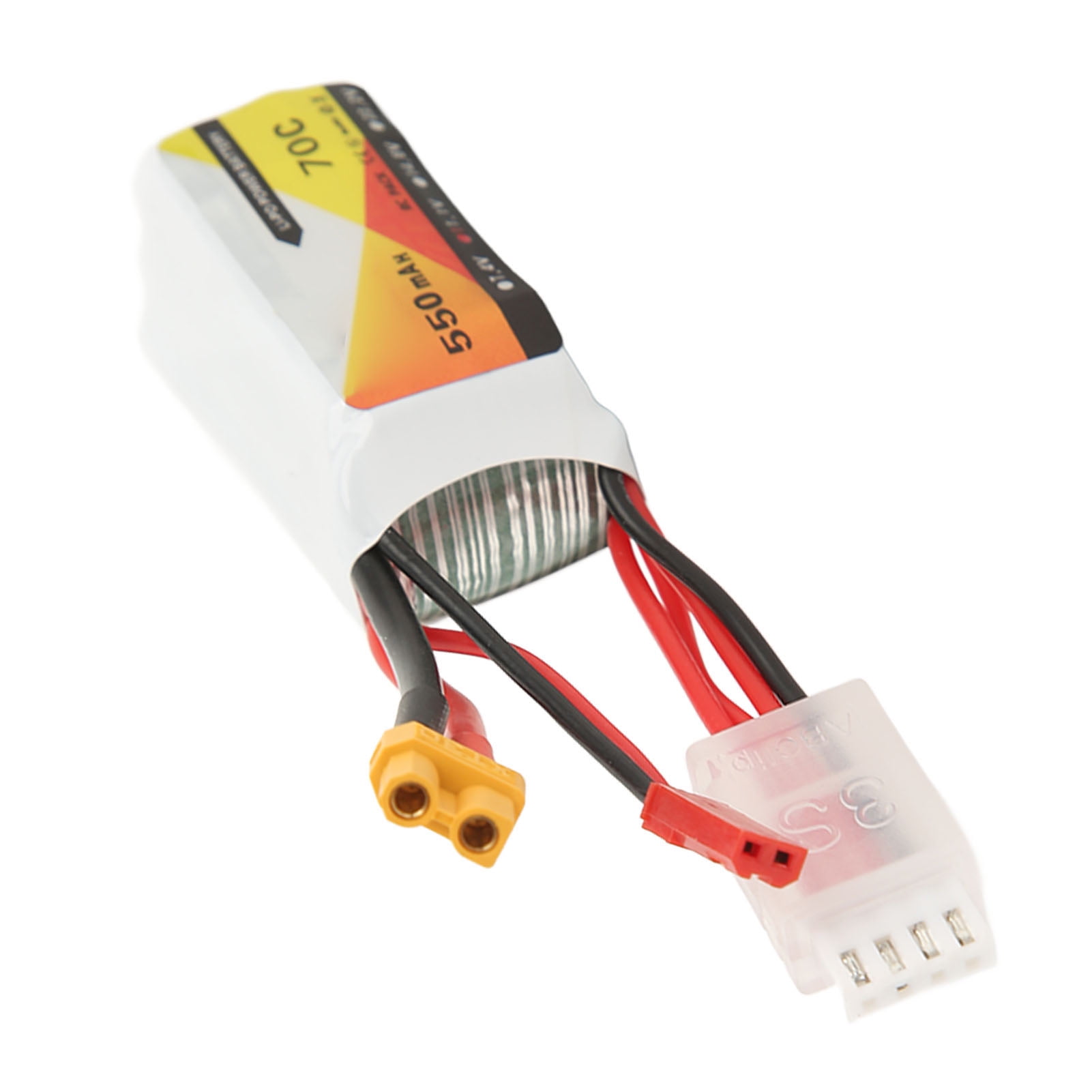 Batería Lipo 11,1 V 550mAh 70C 3S con enchufe JST XT30 repuestos para LS180 RC Racing Car ...
