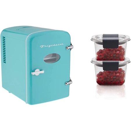 RCA RMIS129-BLUE Mini Retro 6 Can Beverage Refrigerator-Blue ...