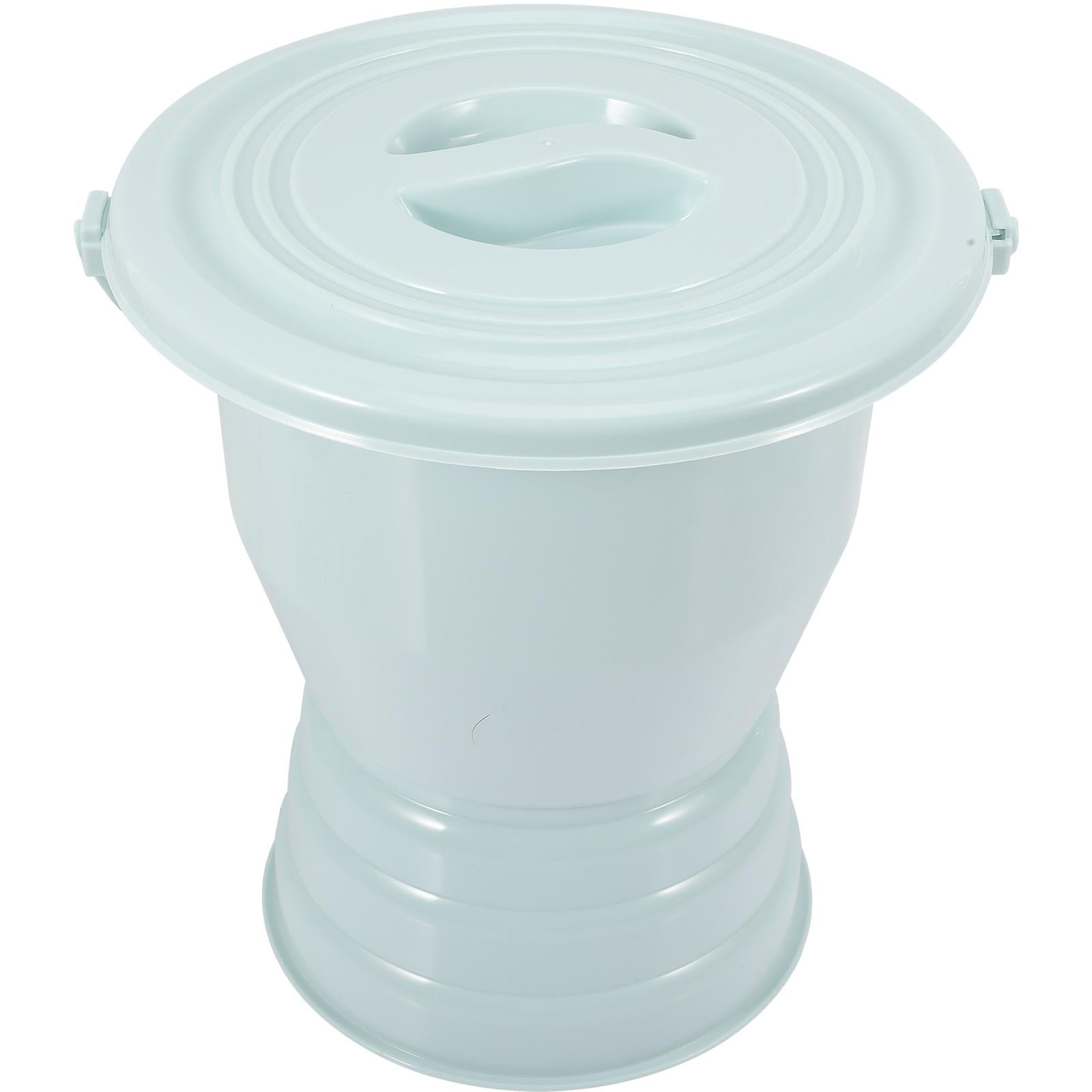 Plastic Thicken Chamber Pot Multi-Function Urinal Pot with Lid for ...