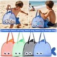 Beach Mesh Bag for Sand Toys Large Capacity Travel Duffel Bag Mesh Tote ...