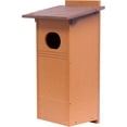 AmishToyBox.com Post-Mount Wood Duck House Box, Eco-Friendly Poly ...