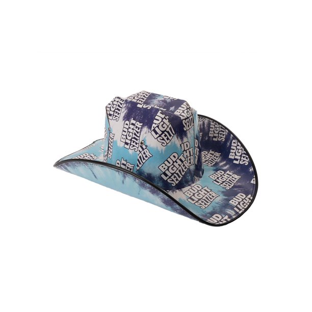 Bud Light Seltzer Blue Raspberry Cowboy Hat - Walmart.com