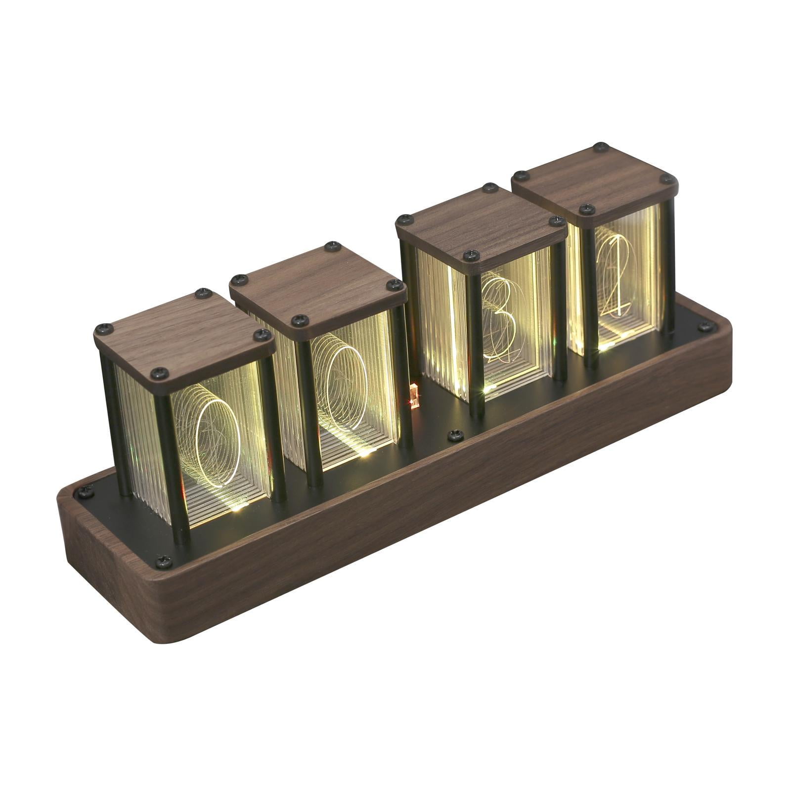 Click here for Siruishop Desk Clock Retro Alarm Clock Rgb Usb Nix... prices