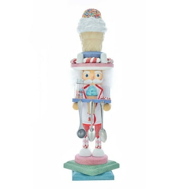 Kurt Adler 17-Inch Hollywood Turquoise/White Nutcracker - Walmart.com