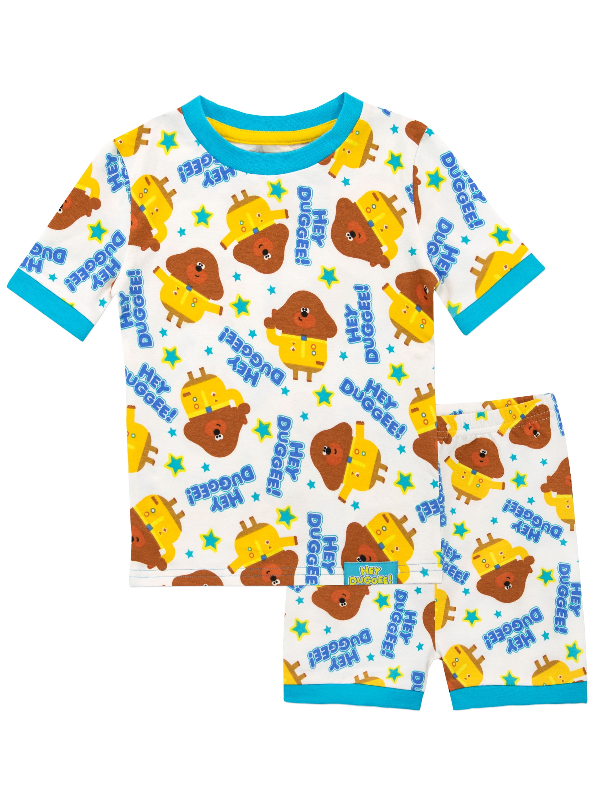 Hey Duggee Boys Short Pajamas White Sizes 18M-7 - Walmart.com