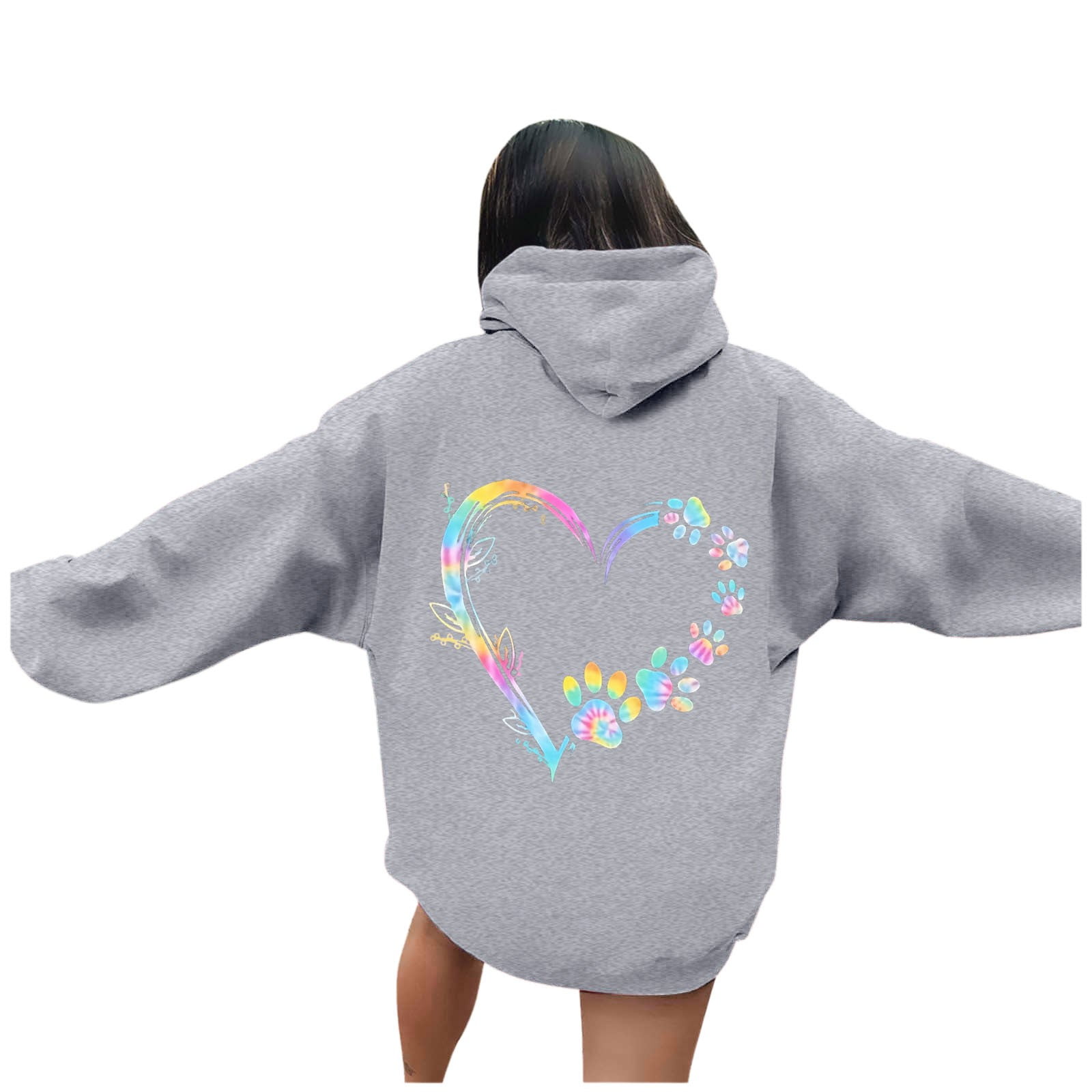 Click here for Tinz Womens Letter Print Hoodies Long Sleeved Hood... prices