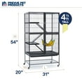 Prevue Pet Products Black Metal Feisty Ferret Home Cage 485 - Walmart.com