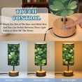 BZSMCE Four-leaf Clover Black Background Pattern Printed 3 Color Touch ...