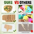 1 Set 15Pcs 15 Style Wood Plant Labels for Seed Potting Herbs Flowers ...