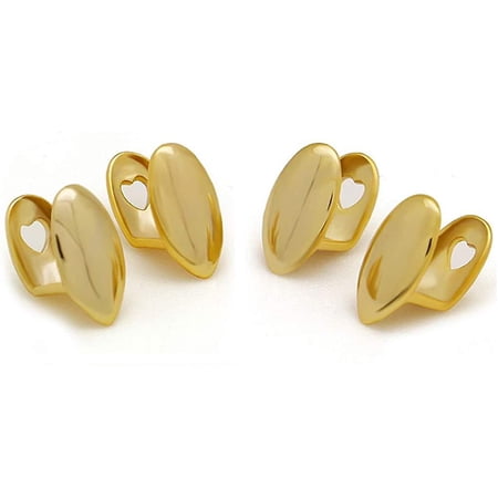 Metal Grillz Vampire Fangs Dracula Hip Hop Grills For Your Teeth ...