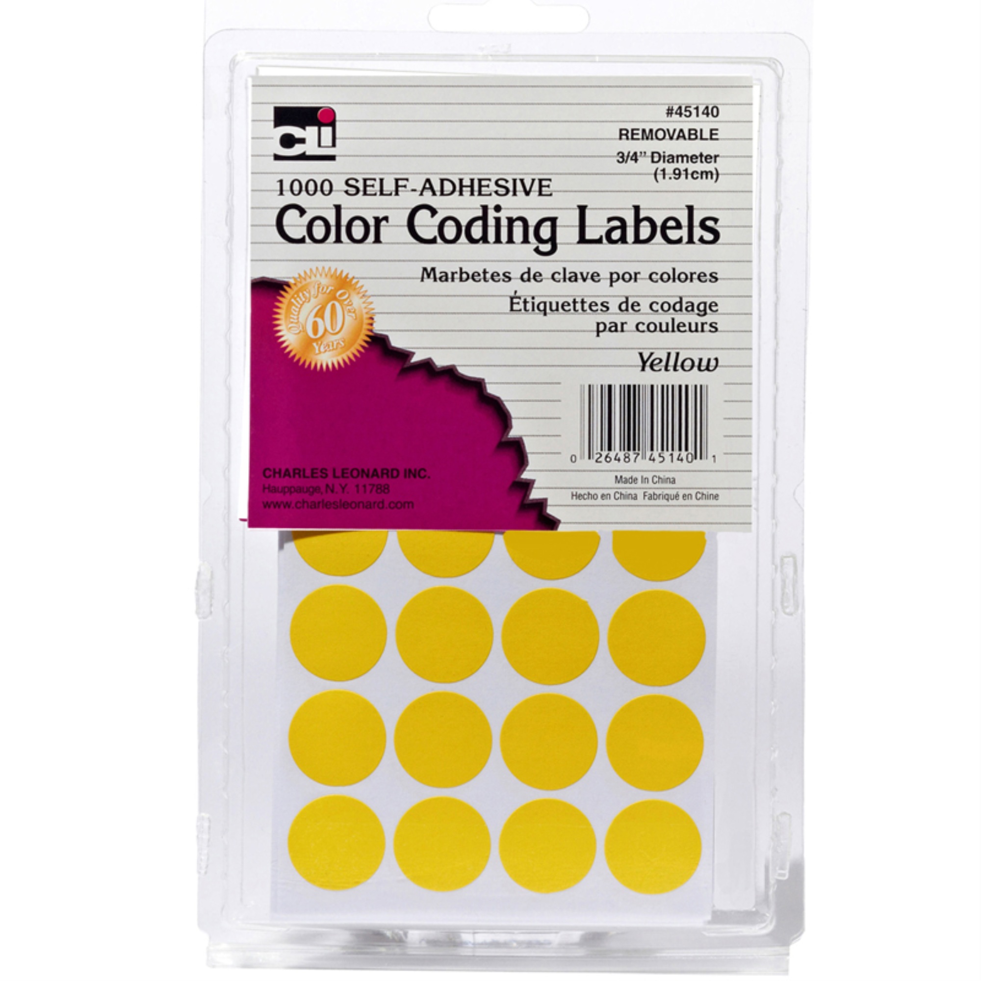 Color Coding Labels, Yellow - Walmart.com