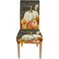 Thanksgiving Chair Covers Set of 4 Stretch Parsons Chair Slipcovers ...
