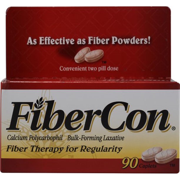 FiberCon Caplets 90 Caplets - Walmart.com