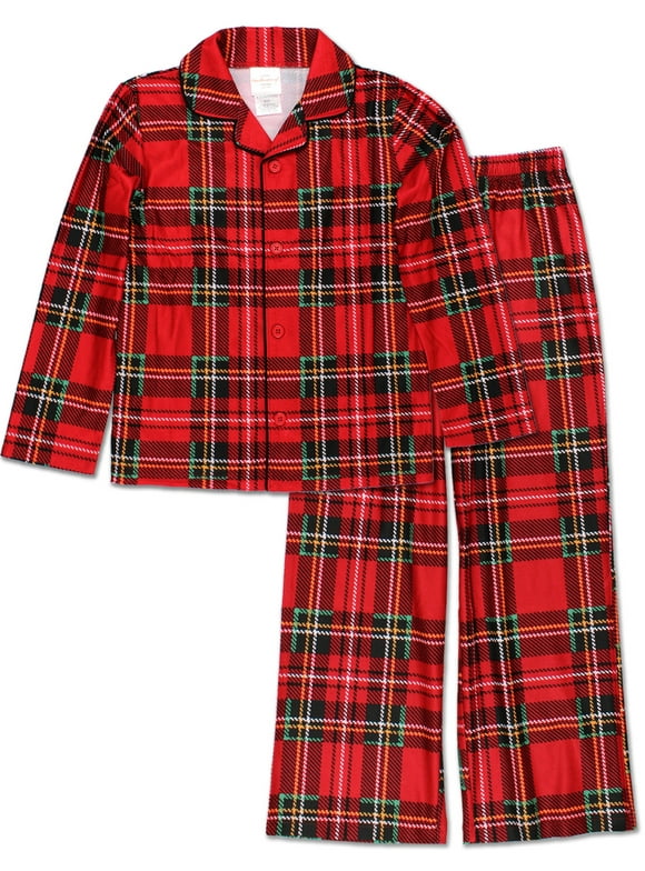 Boys Plaid Pajamas