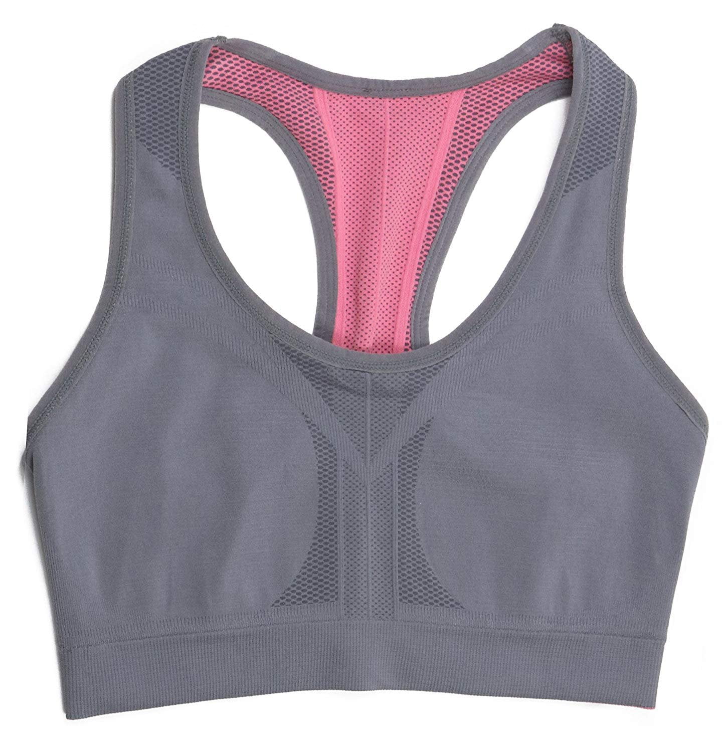 ToBeInStyle Women's Reversible Compression Double Layered Sports Bras X ...
