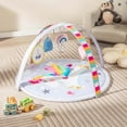 Costway Baby Play Gym Mat Thicker Tummy Time Mat with 5 Detachable ...
